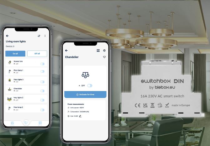 blebox - switchBoxD - modul za upravljanje električnih naprav 230V | Krmilniki, stikala, senzorji