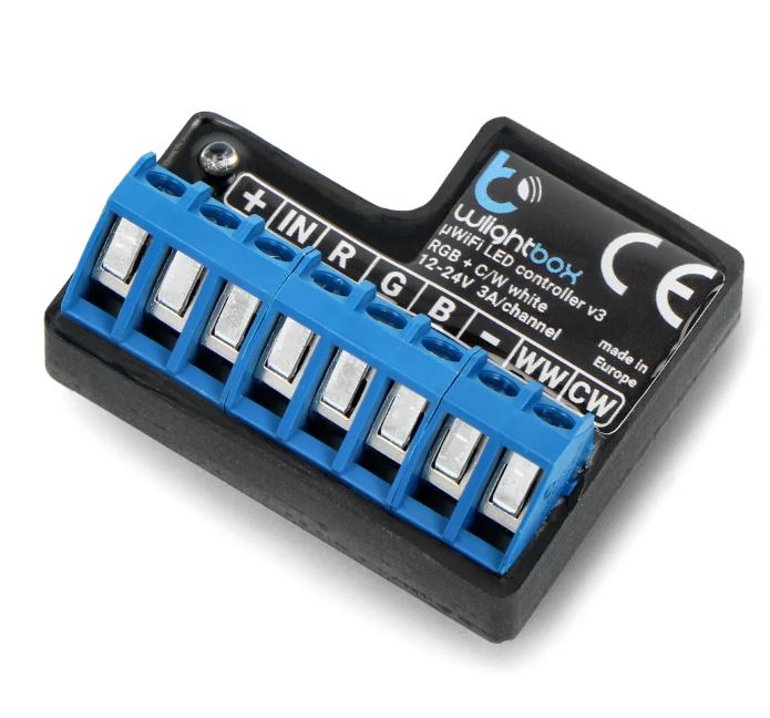 Blebox - wLightBox uWiFi modul za upravljanje RGB / RGBW / CCT LED trakov